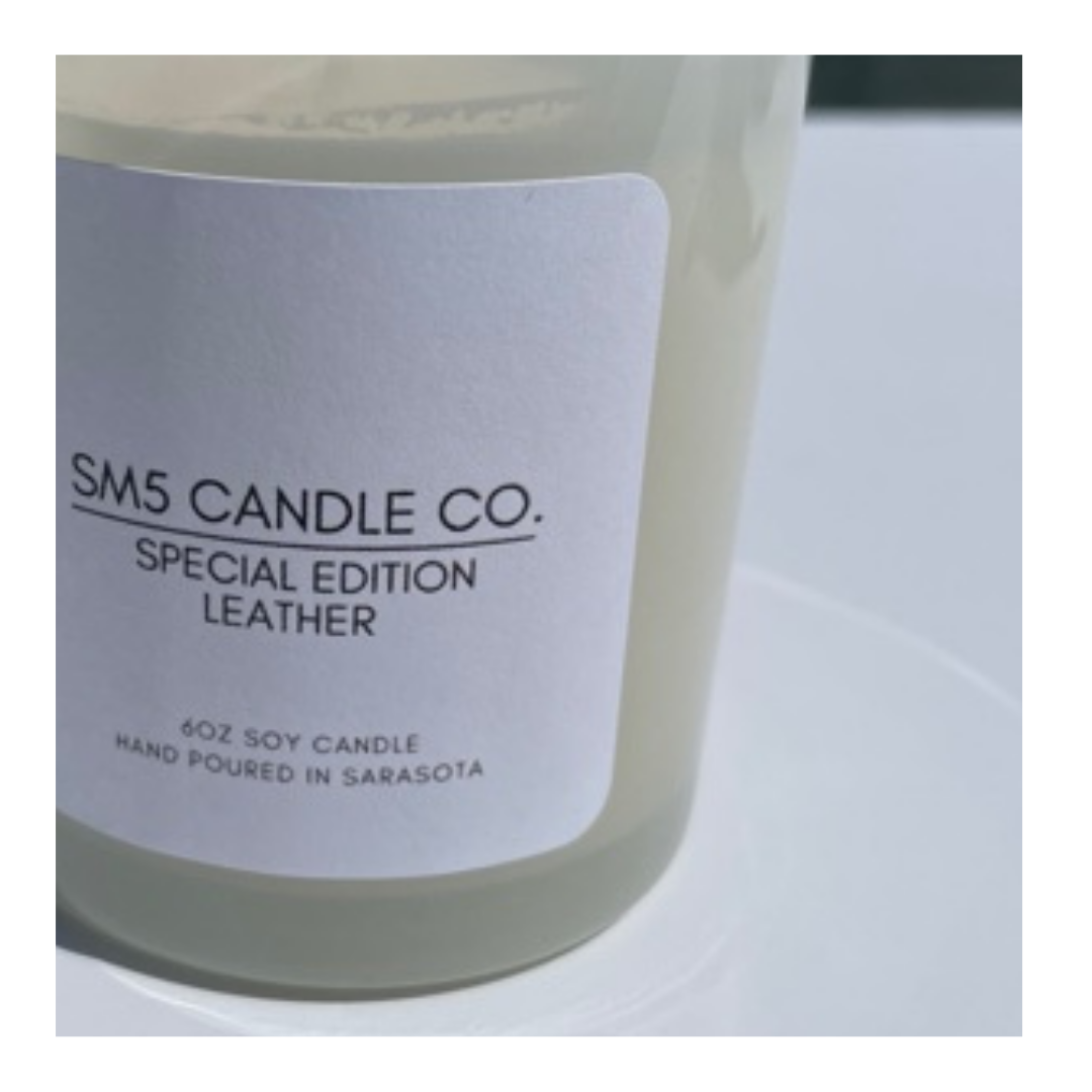 Leather scented candle handpoured in Sarasota, FL by an LGBT owned ...